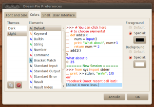 DreamPie: La shell python che hai sempre sognato - Appunti Digitali